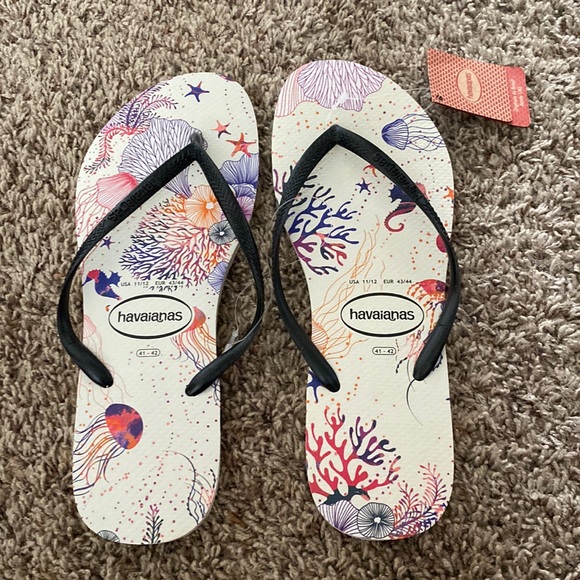 Havaianas | Shoes | Havaianas Flip Flops Sea Theme | Poshmark